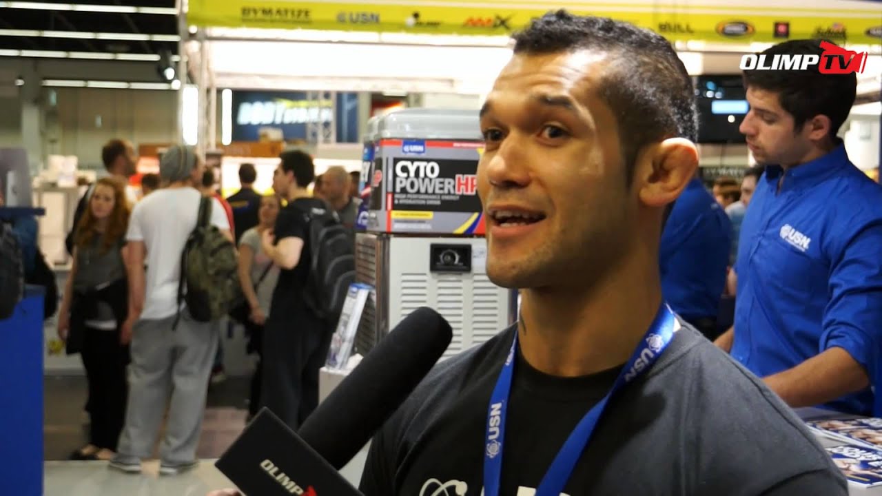 Vaughan Lee UFC fighter - interview at FIBO POWER 2013 - Olimp Sport ...