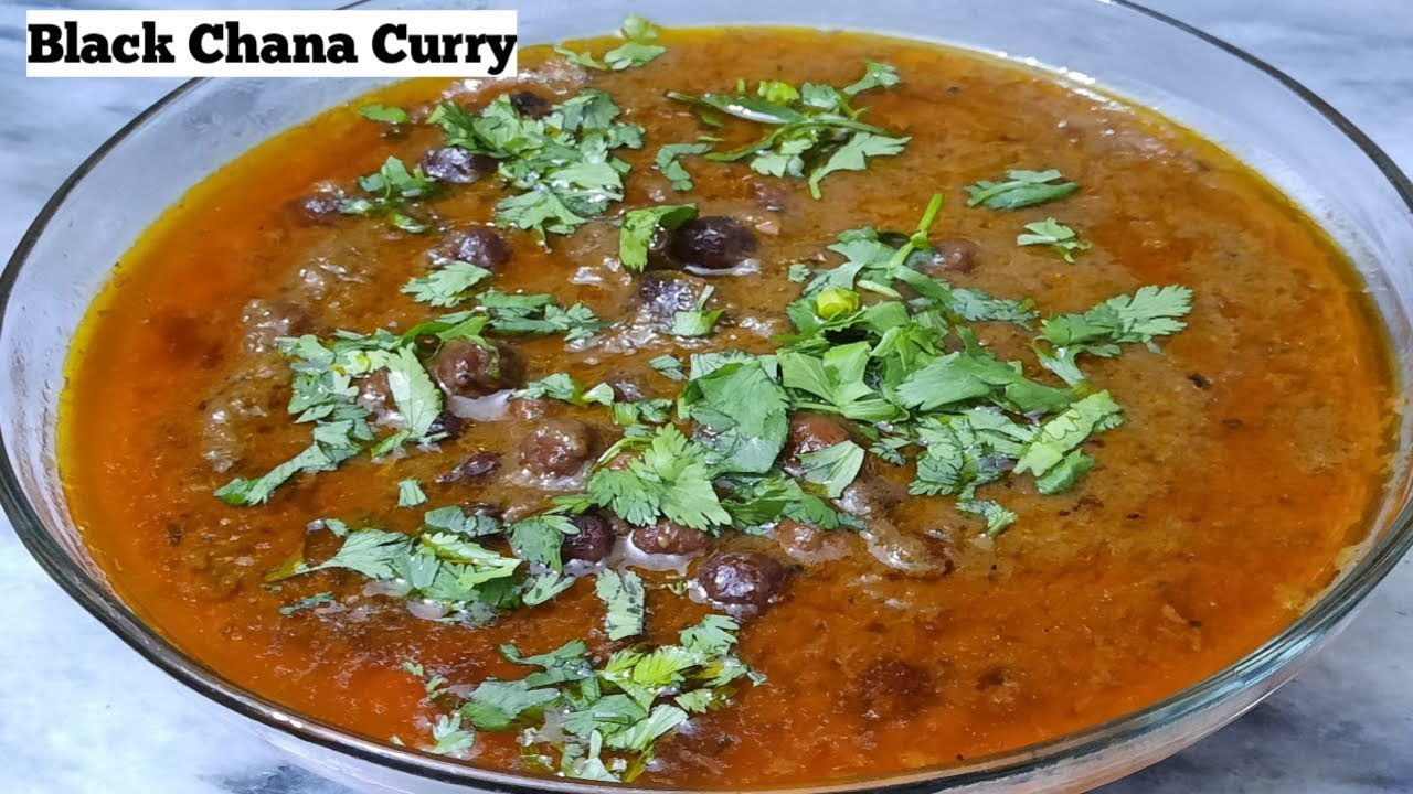 Black Chana Curry Recipe By Kitchen With Mehru | Kala Chanay Ka Salan ...