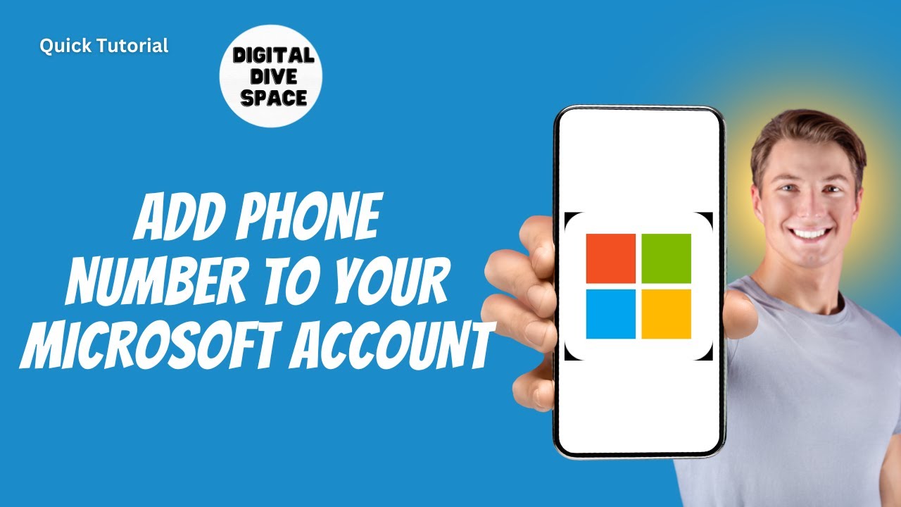 How To Add Phone Number To Your Microsoft Account - YouTube