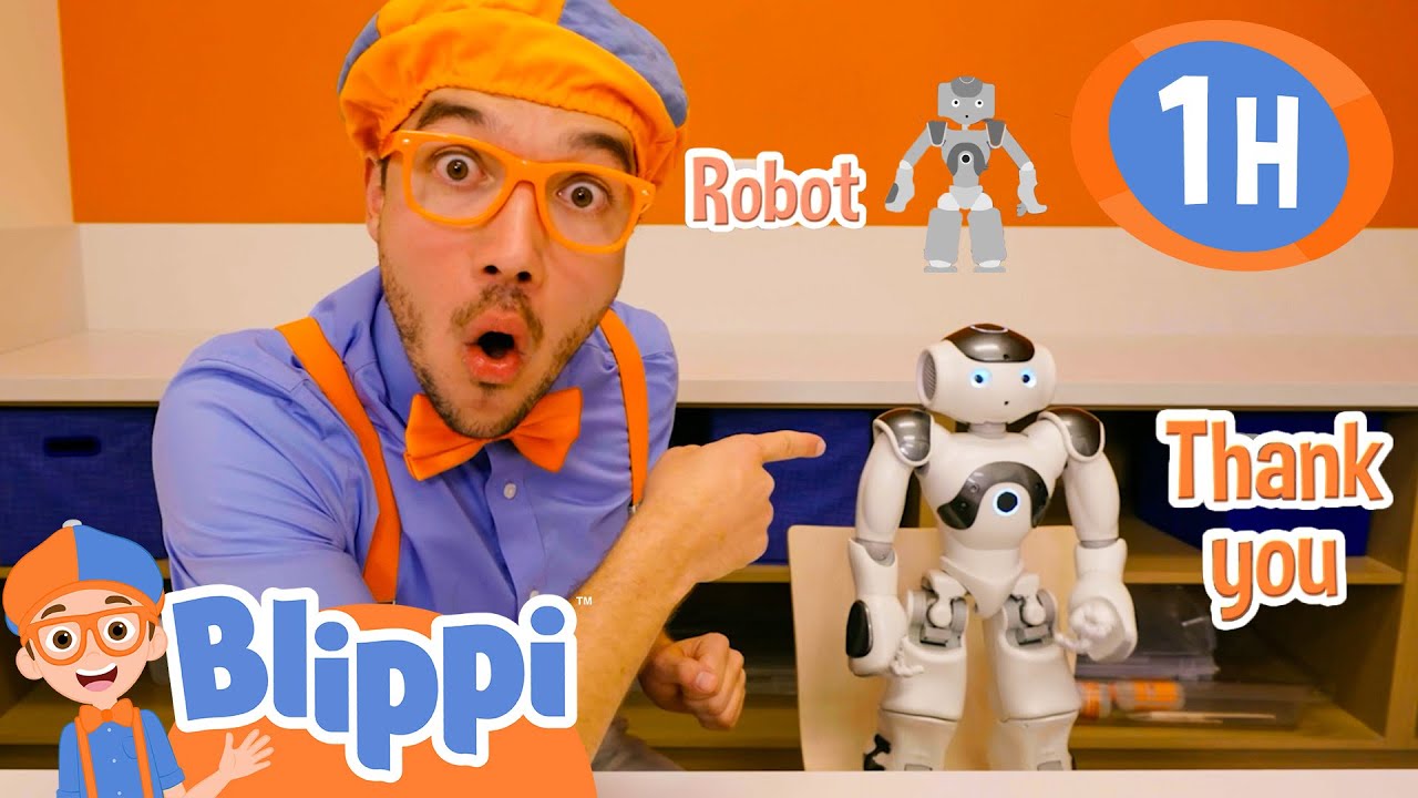 Blippi's Robot Best Friend | BLIPPI 👷‍♂️| Family Time! 👨‍👩‍👦 | MOONBUG ...
