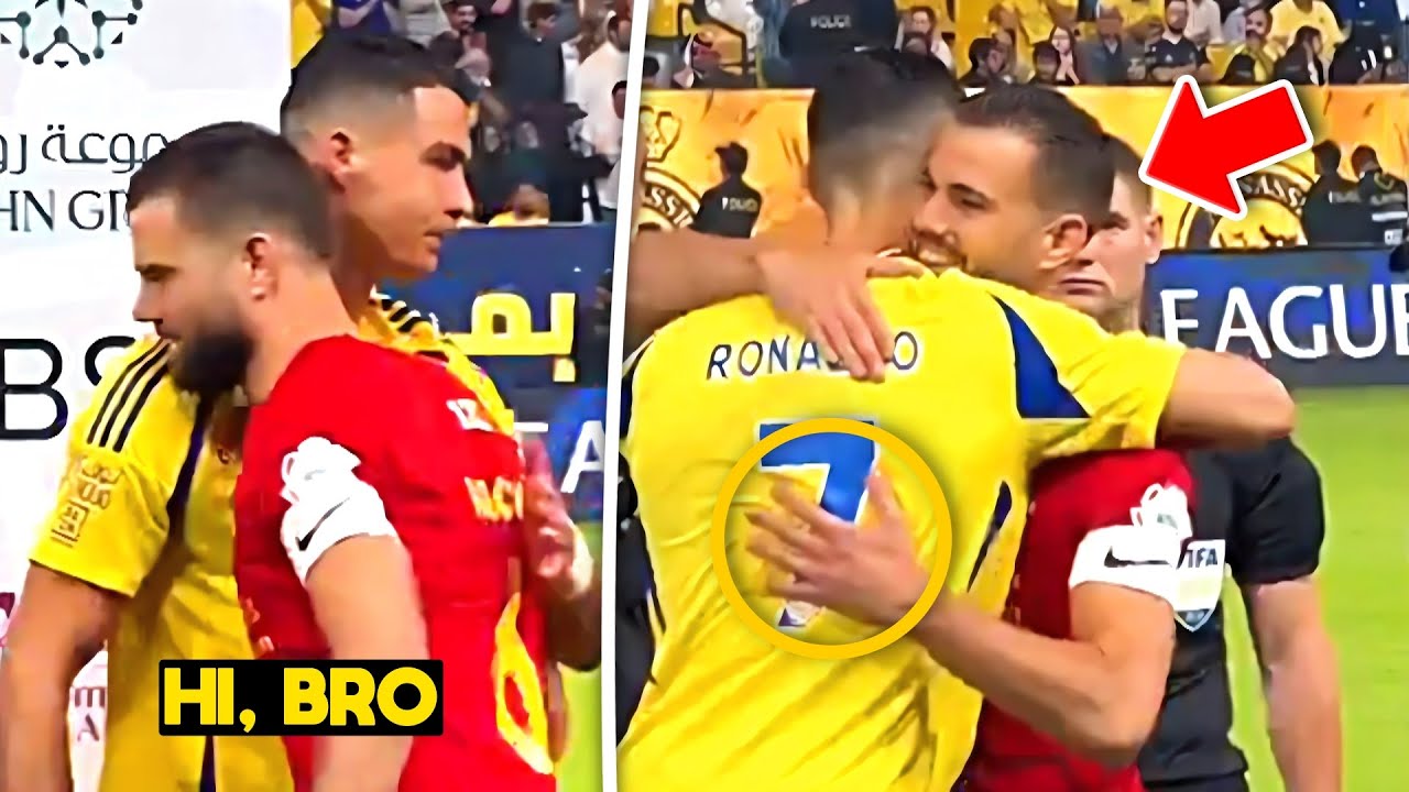 Cristiano Ronaldo meet Nacho Fernández in Saudi Pro League 😍 ️ - YouTube