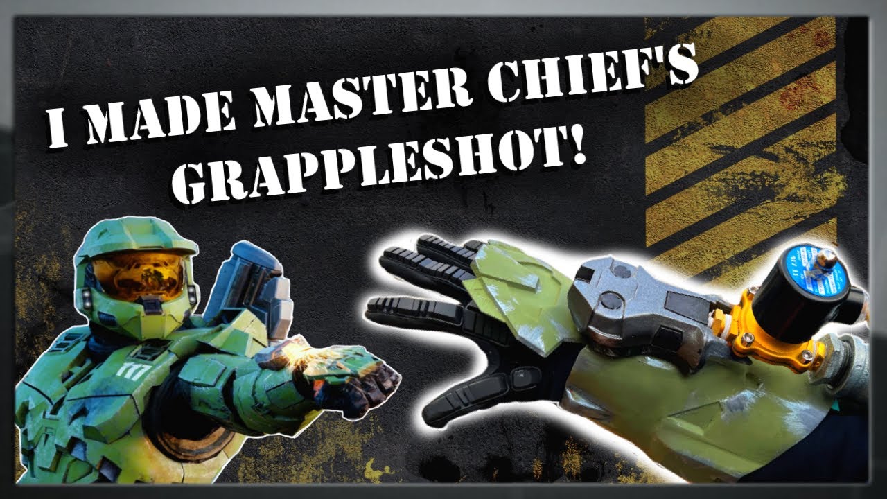 I Built Master Chief's Grappleshot in Real Life! - YouTube