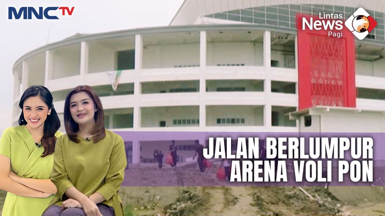 Akses Jalan Menuju GOR Voli Indoor Berlumpur - LIP 14/09 - YouTube