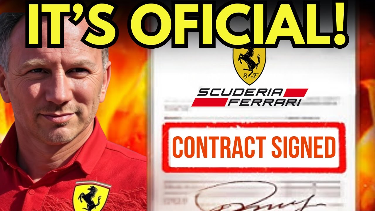 🚨 IT’S OFFICIAL: CHRISTIAN HORNER HAS SIGNED WITH FERRARI! 📝🐎 F1 ENTERS ...