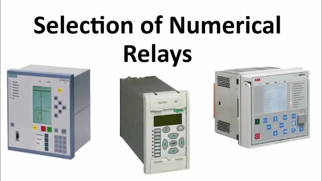 Selection of Numerical Relays (Part-1) || Selection Parameters of Numerical Relays ...
