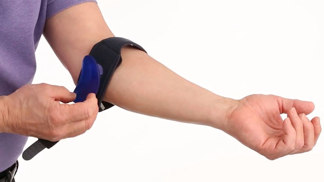 Brassard Gel Arc Elbow Brace SEROLA® - YouTube