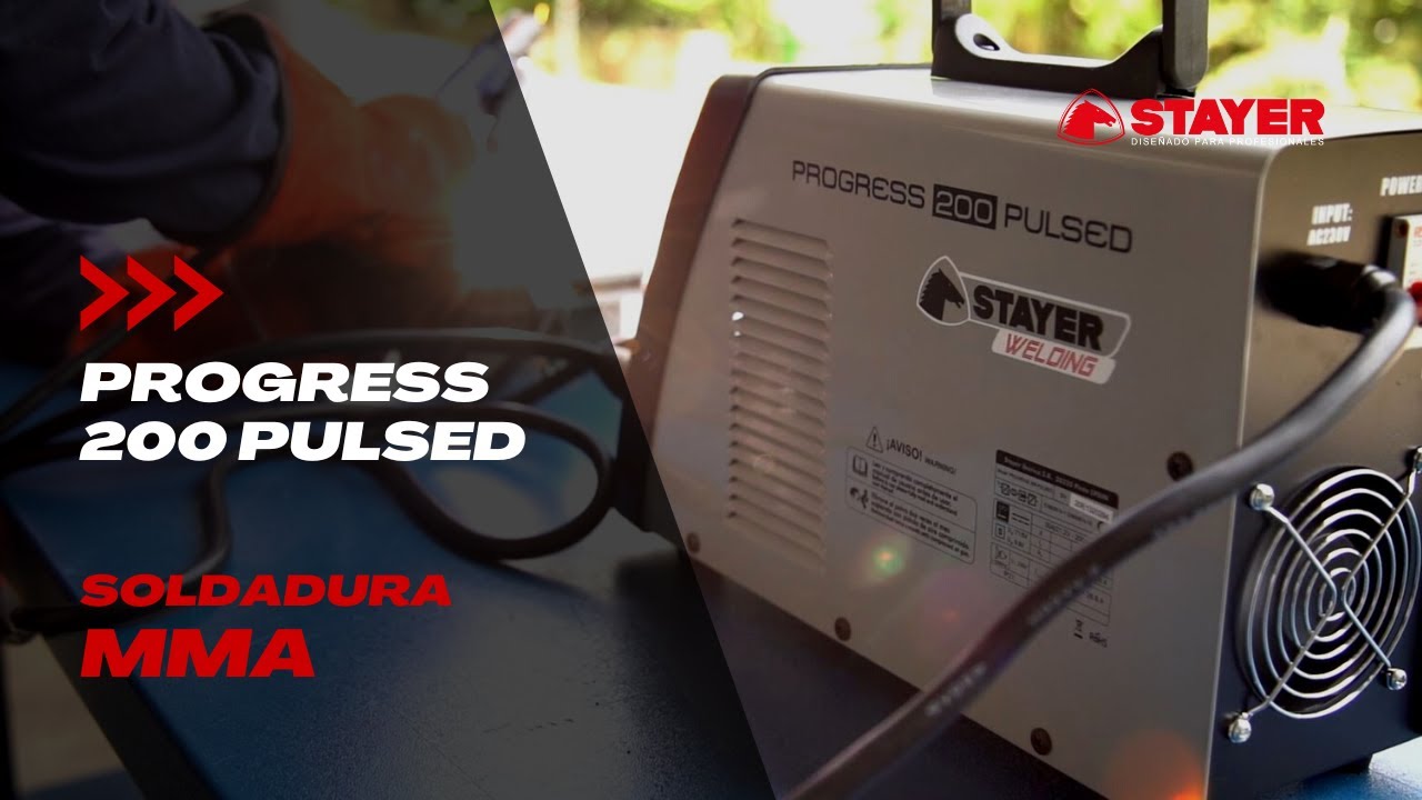 PROGRESS 200 PULSED Stayer - Soldador mma inverter - YouTube