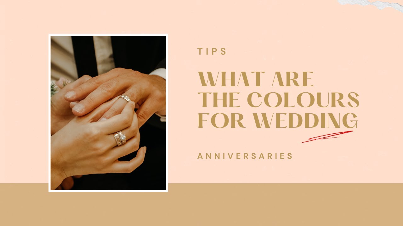 What are the Colours for Wedding Anniversaries - YouTube