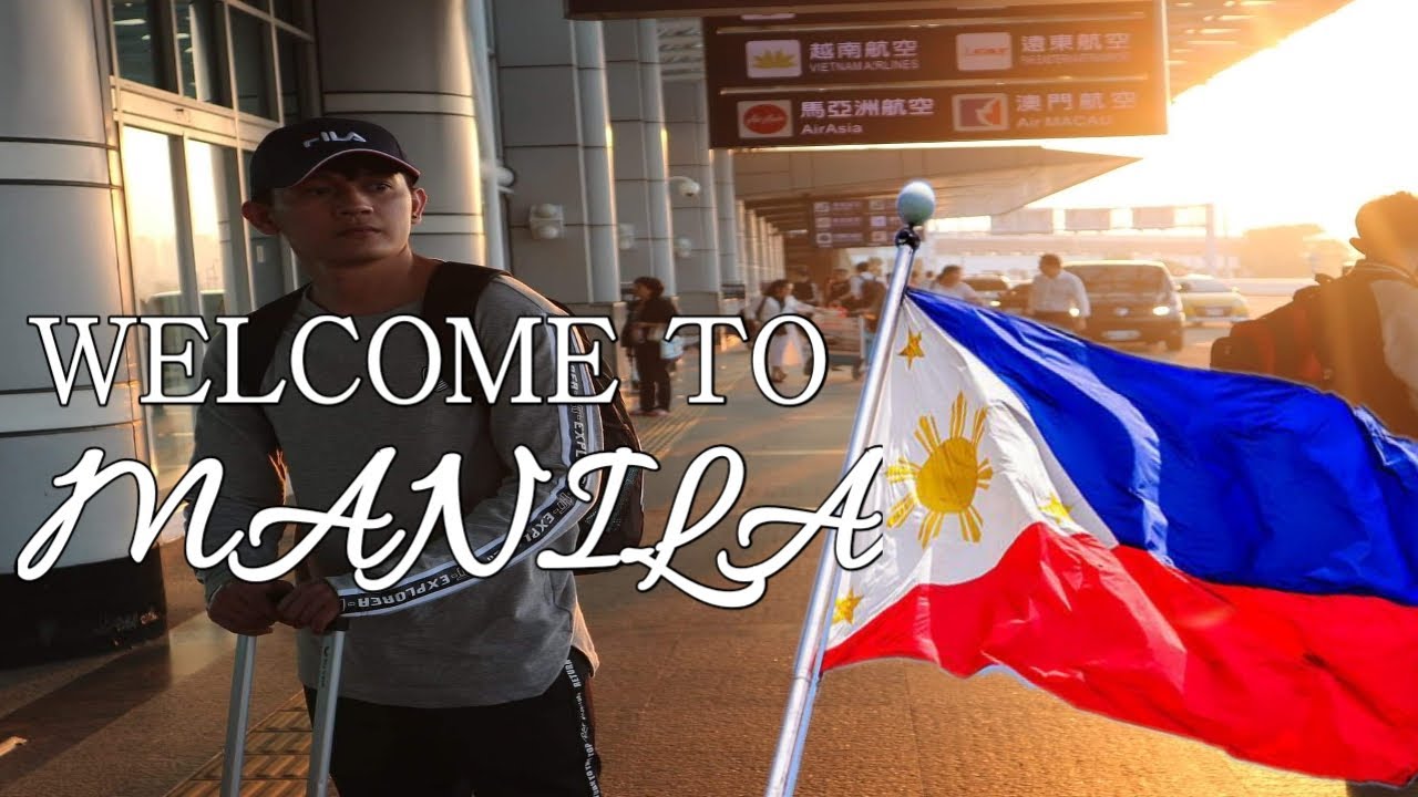 Welcome To MANILA | taiwan to manila flight | Clinton Adizas - YouTube