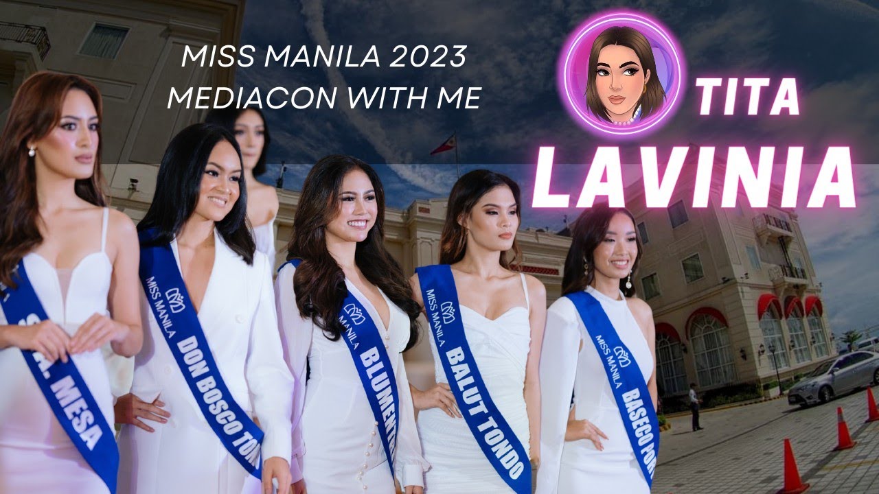 Miss Manila 2023 MEDIACON with Me - YouTube