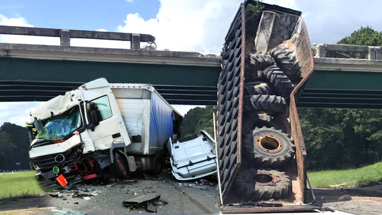 Dangerous Fastest Total Idiost Skills Truck Operator & Car Fails ...