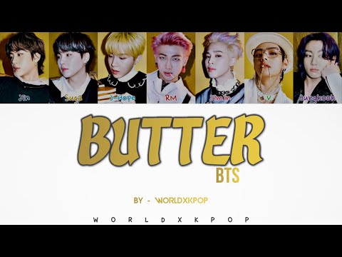 BTS - BUTTER * KOLAY OKUNUŞ+MV(EASY LYRICS)COLOR CODED