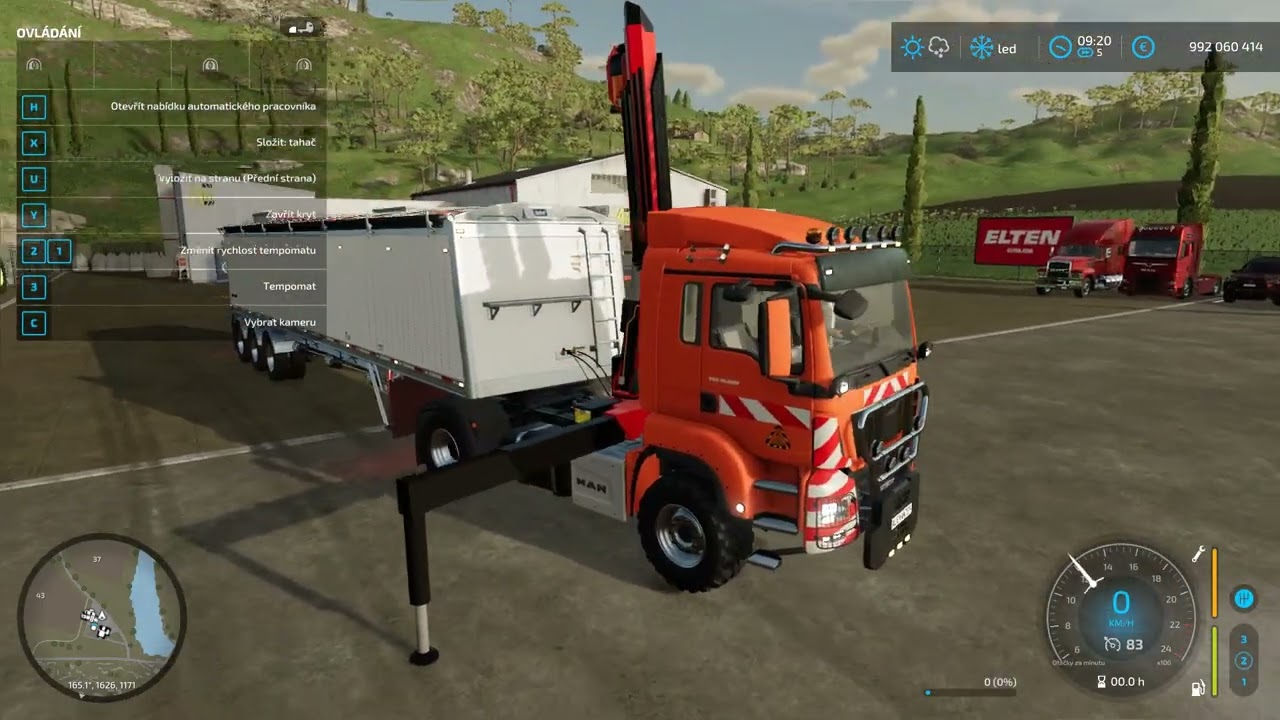 [FS22] Farming Simulator 22 - MAN TGS 18.500 with Crane v 1.0 - YouTube