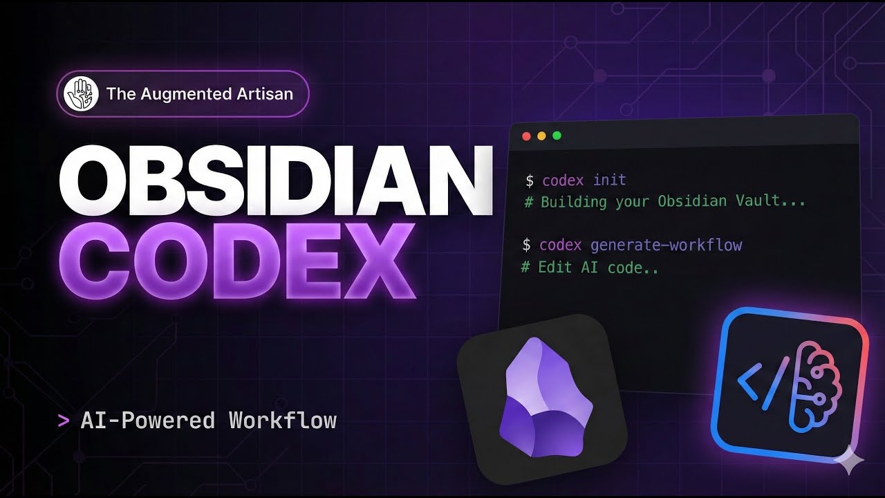 My Obsidian and Codex Workflow - YouTube