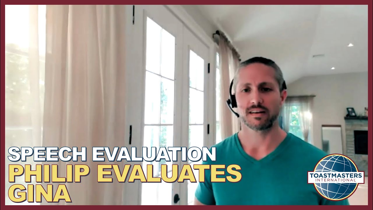 Philip Pape - Speech Evaluation of Gina Ruggeri | Oct 7, 2021 - YouTube