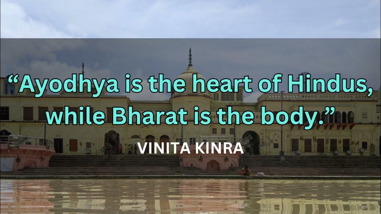 Ayodhya Is The Heart Of Hindus While Bharat Is The Body V Kinra ayodhya-is-the-heart-of-hindus-while-bharat-is-the-body-v-kinra
