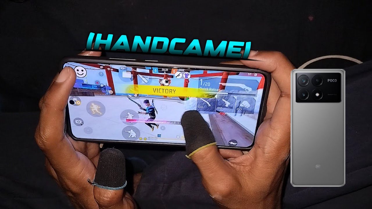 POCO X6 PRO FREE FIRE HANDCAME GAMEPLAY NEXT LEVEL ACCURACY AND ...