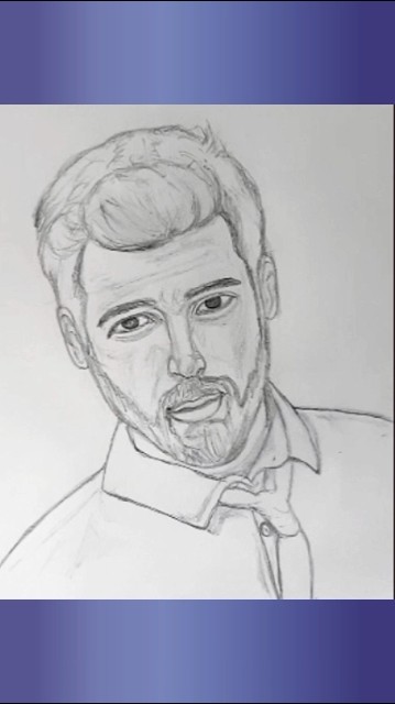 Turkish actor Can yaman potrait drawing shorts #actor #canyaman # ...