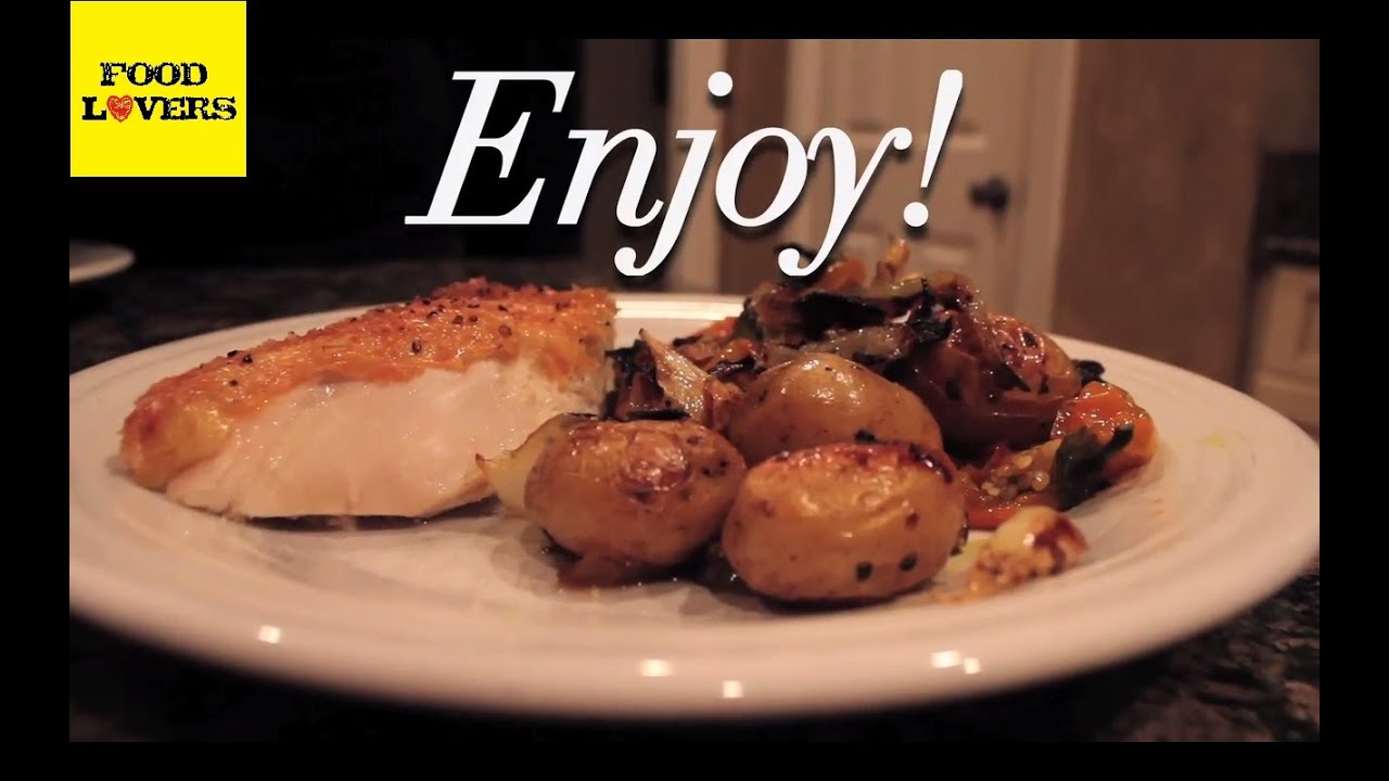 Roasted Chicken Mon Poulet Roti with Roasted Vegetables - YouTube