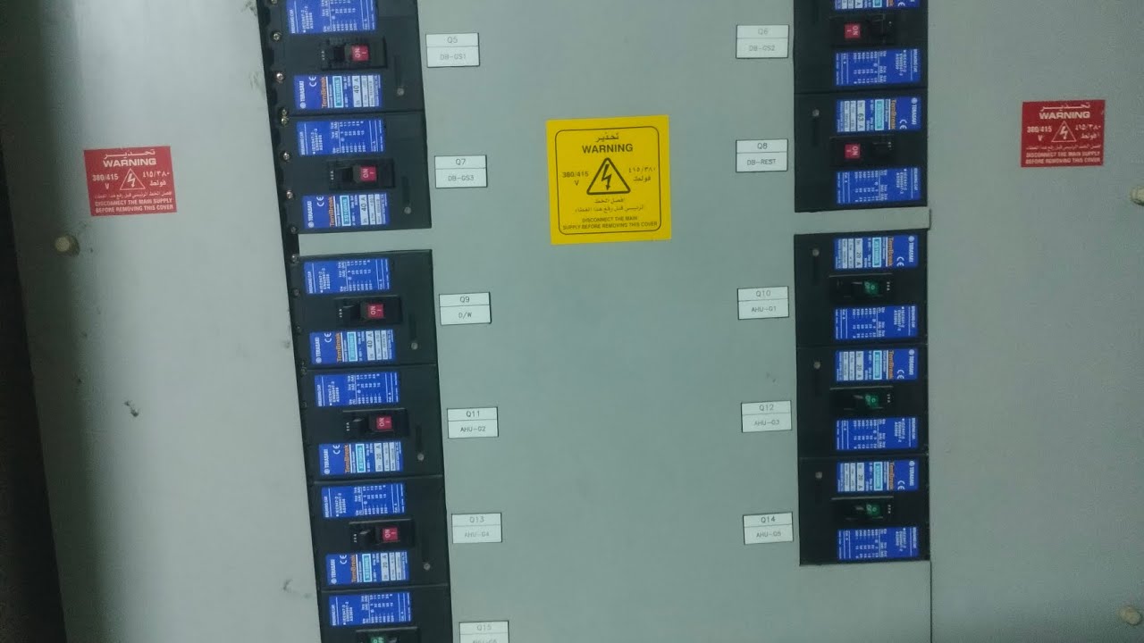 Electric AC Panel maintenance check out - YouTube