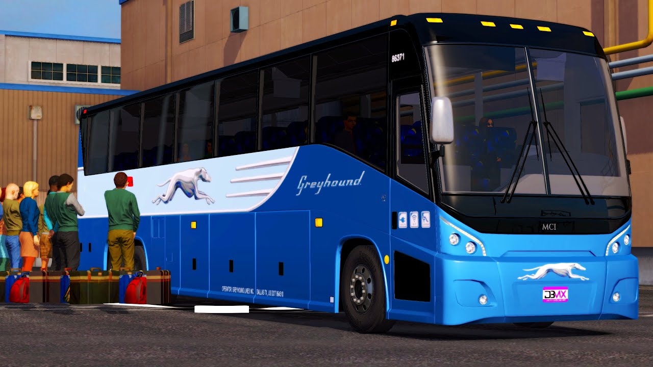 GREYHOUND BUS MOD FOR ATS 1.37 | NEWPORT OREGON | MCI J4500 | 1440p60 ...