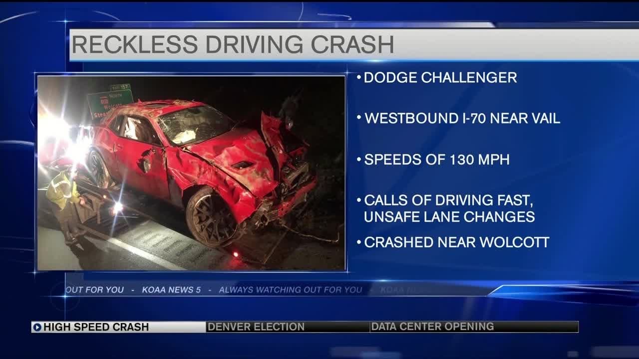 Challenger Hellcat driver hits 130 mph to avoid police, crash closes I ...