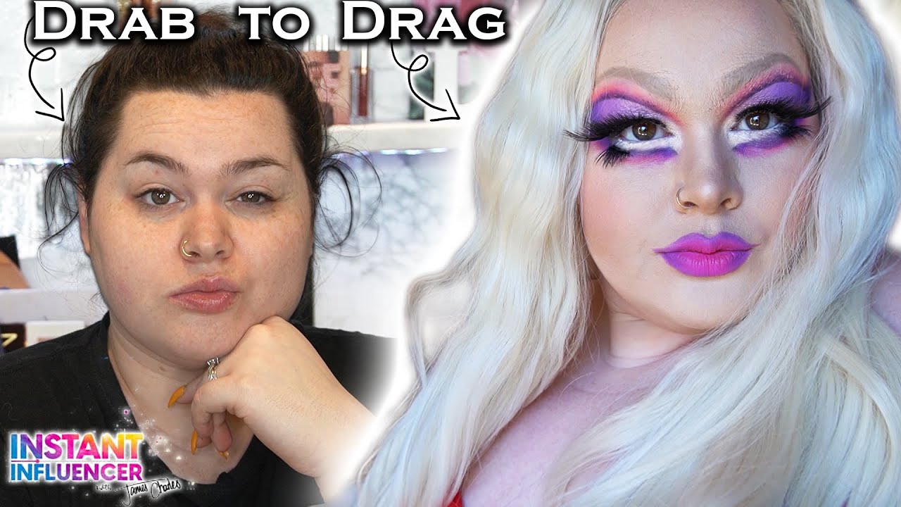 DRAG TRANSFORMATION INSTANT INFLUENCER EPISODE 2 CHALLENGE - YouTube