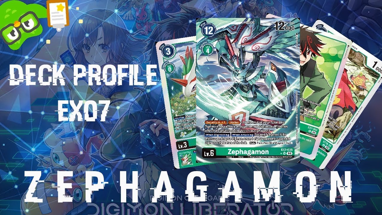 Digimon TCG | Deck Profile Zephagamon EX7 - YouTube