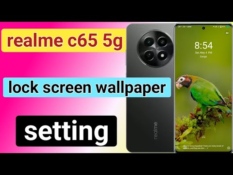 realme c65 lockscreen poster setting | realme c65 me screen lock auto ...