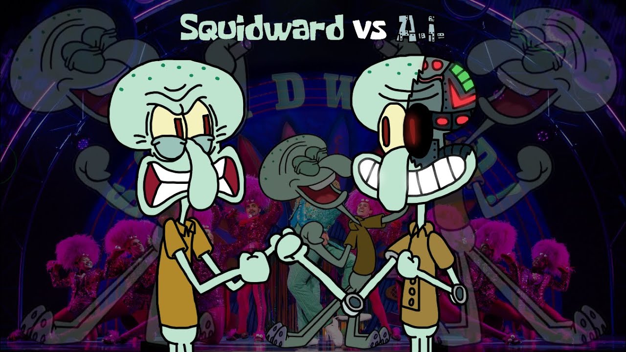 Squidward vs A.I. - YouTube