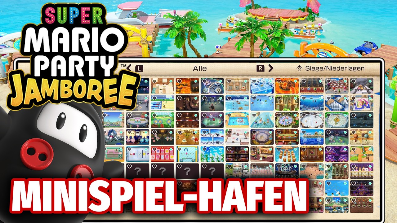 Alle 112 Minispiele im Überblick! Minispiel-Hafen was ist das? Super ...