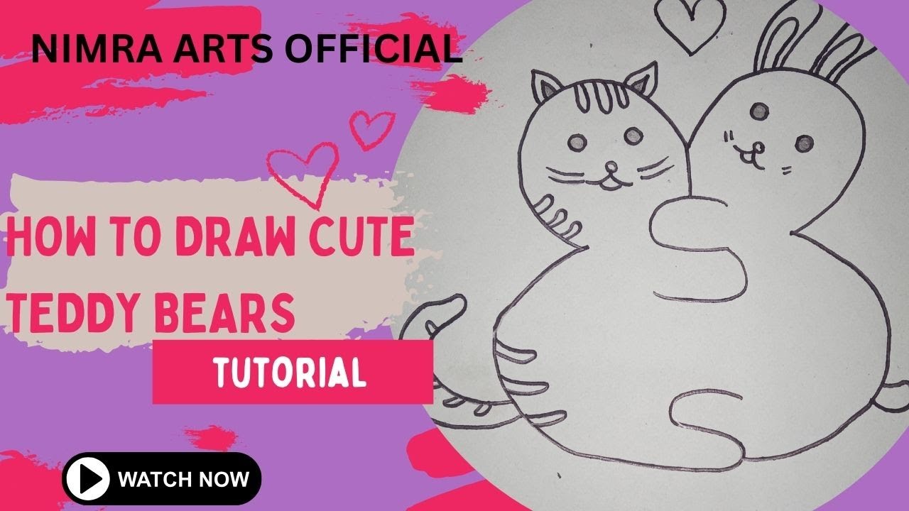 How to Draw Cute Teddy Bears | Draw Bears Step by Step | Best Drawing ...