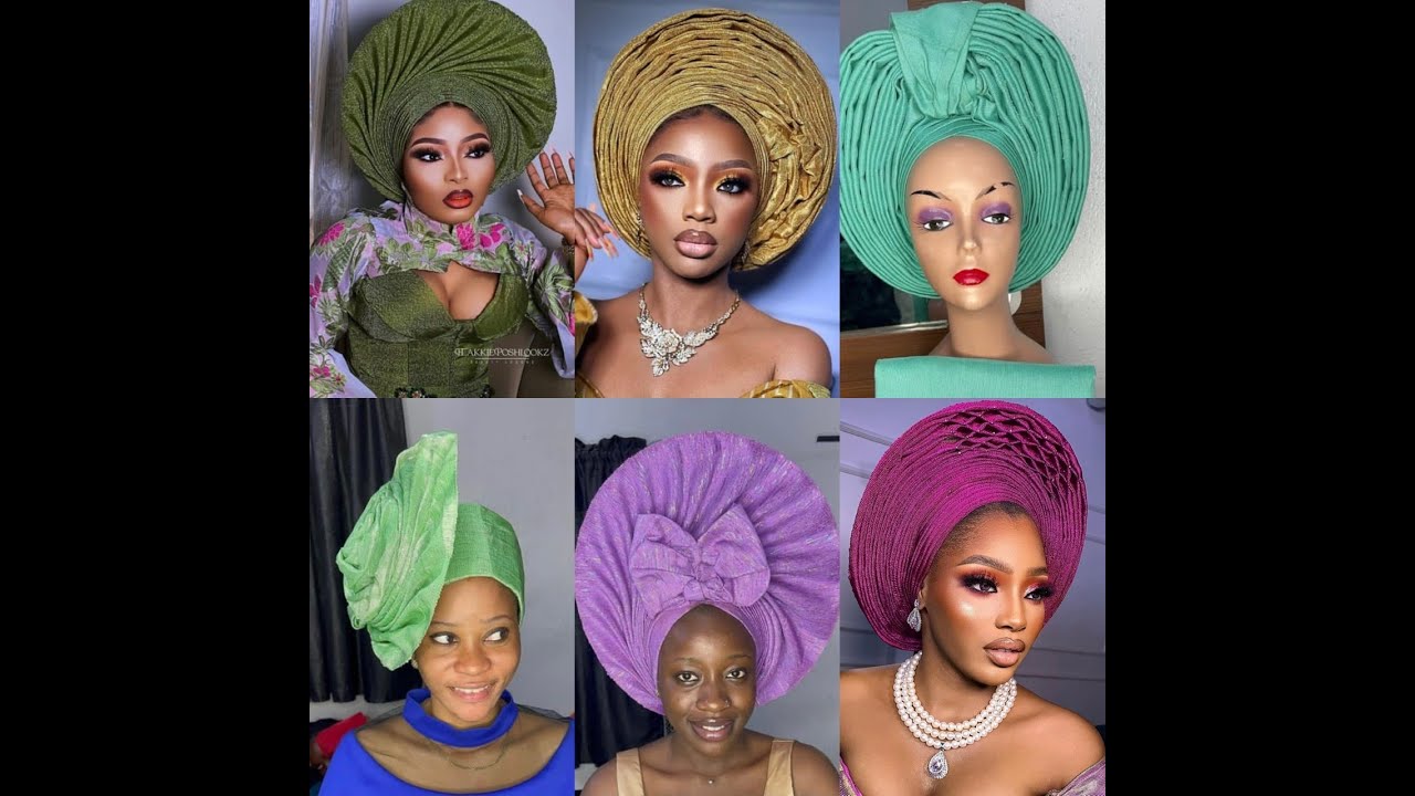 Different gele styles to try out, Latest 2023 gele styles - YouTube