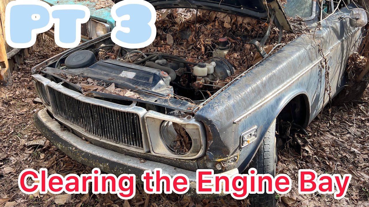 1972 Volvo 145 Part 3: Clearing the Engine Bay - YouTube