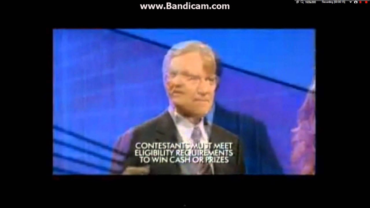 Jeopardy! 2009-2010 Million Dollar Celebrity Invitational Credit Roll 9 ...