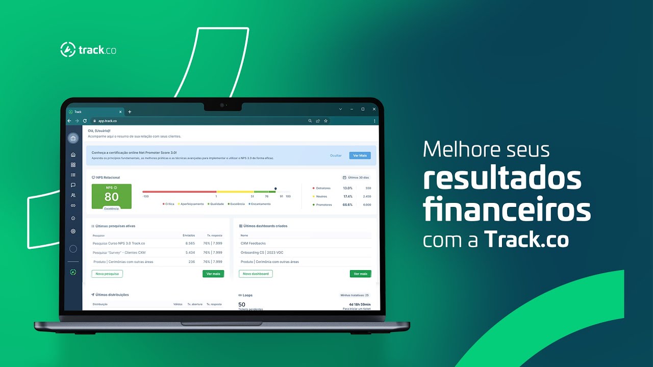Conheça a Track.co | O melhor software de pesquisa para Gestão de CX ...