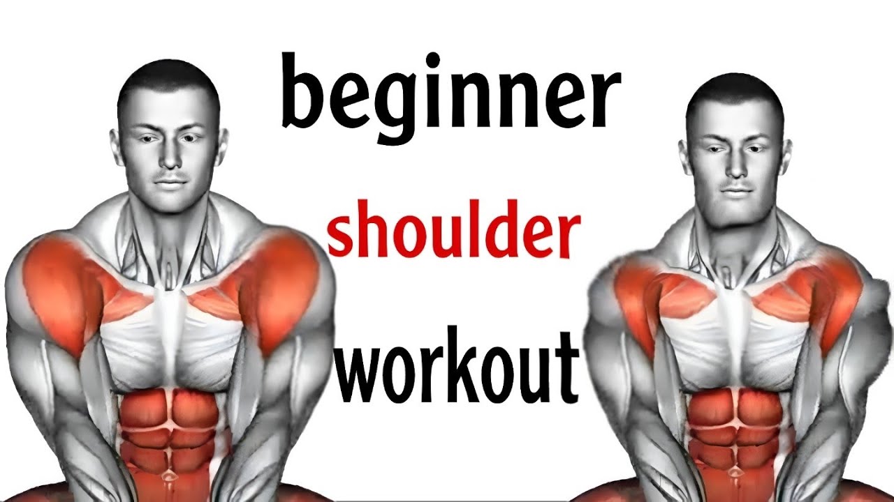 Shoulder Muscle Building in 8 Min for Beginners - YouTube
