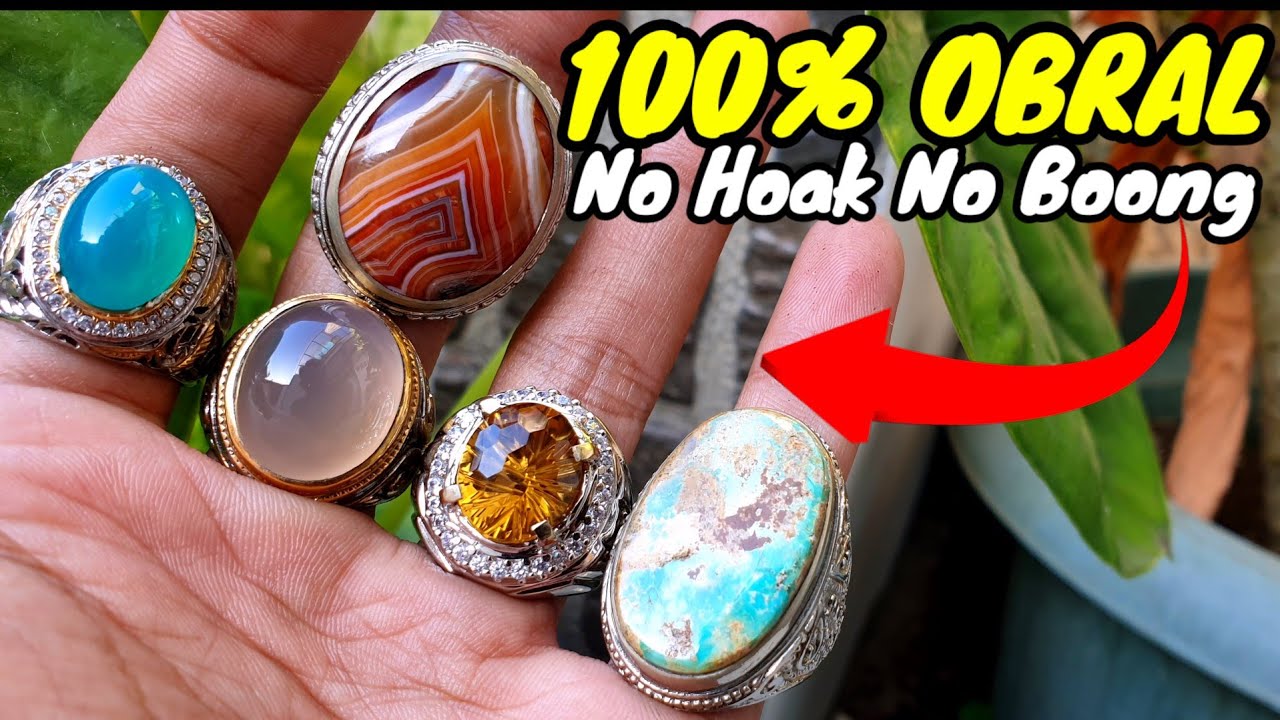 BATU CINCIN BACAN PERMATA PIRUS PANCAWARNA OBI LECI SULAEMAN HARGA ...