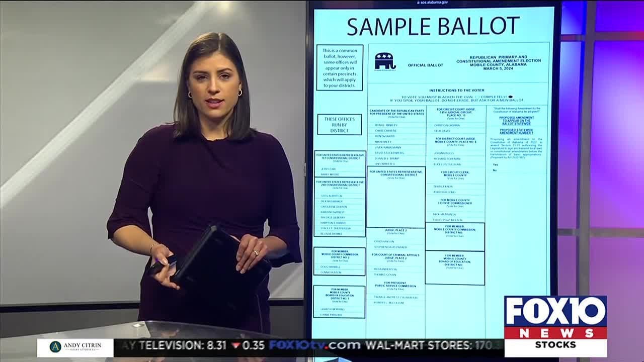 A look at a sample ballot ahead of March 5 primary election - YouTube
