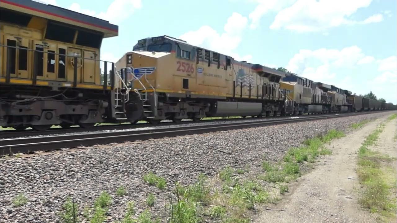 Union Pacific coal east GE 5939 lead 5 DPU'S - YouTube