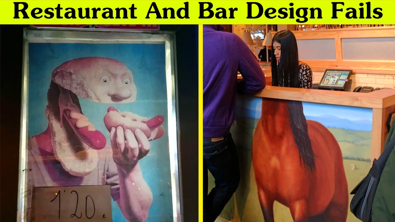 Epic Restaurant And Bar Design Fails That Are So Bad || The Bee - YouTube