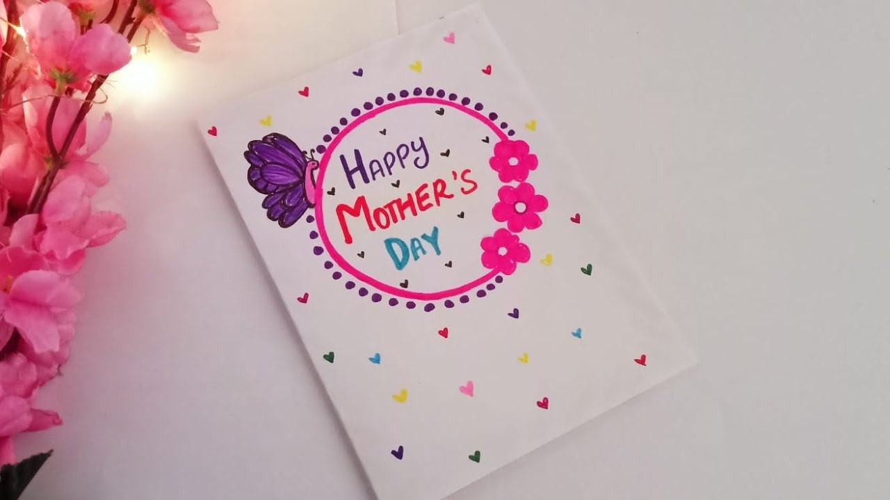 Easy & Beautiful Mother's day card • mothers day greeting card idea•How ...