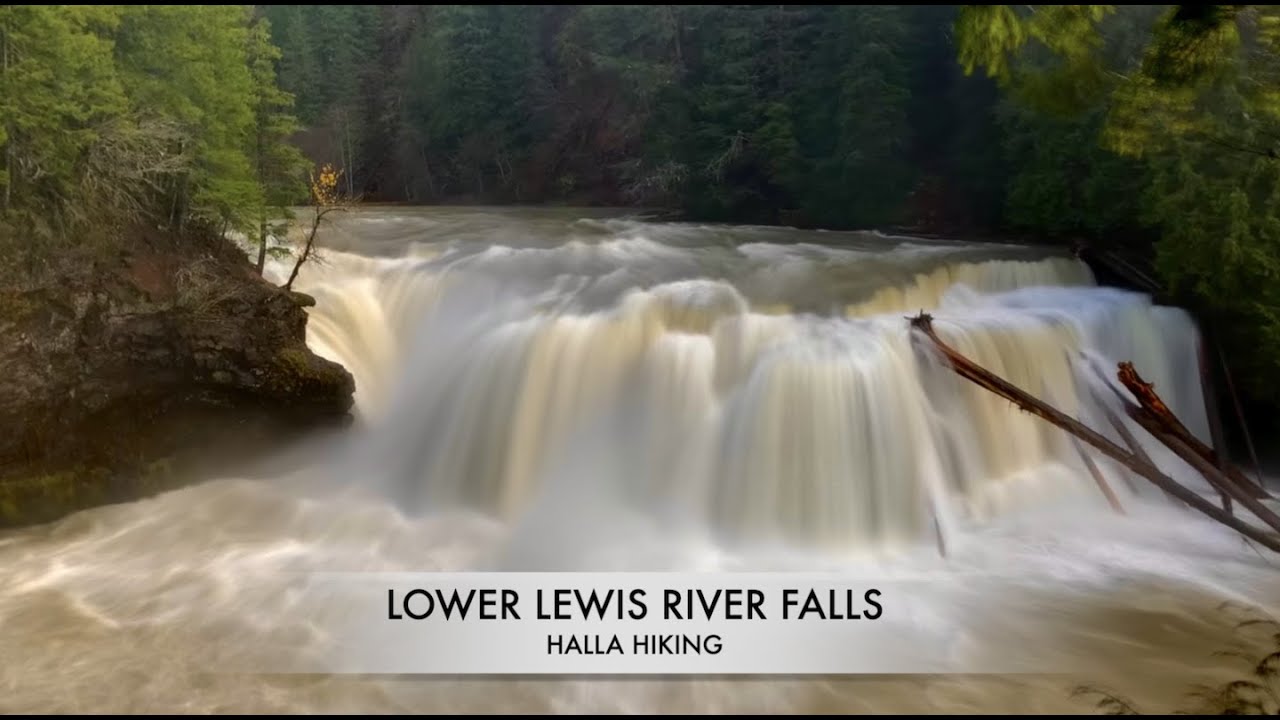Hiking Lower Lewis River Falls ( lower, middle upper) winter hike #48 ...