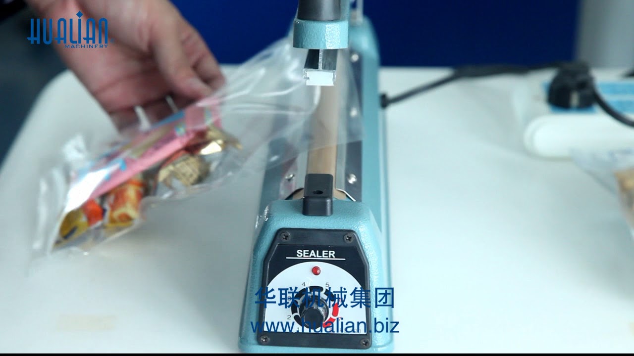 Hualian FS-300(AL) Hand Impulse Sealer - YouTube