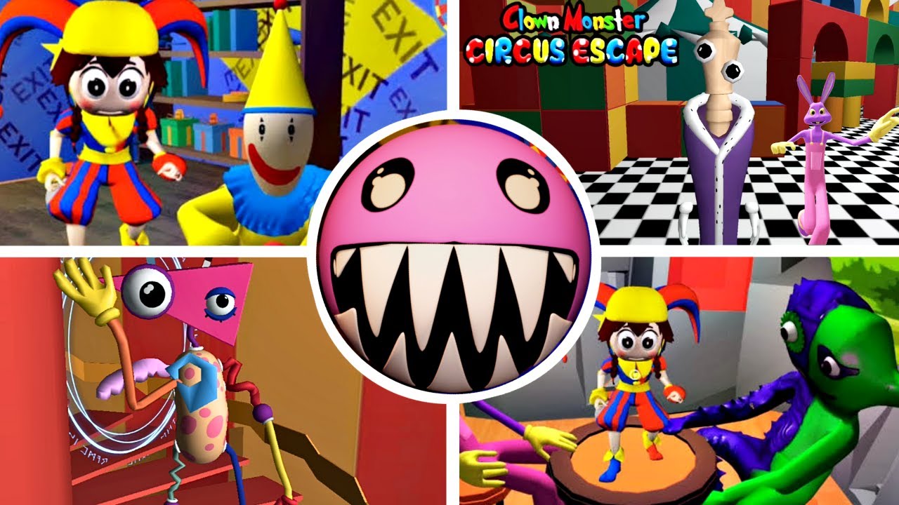 Clown Monster Circus Escape All Chapters full gameplay - YouTube