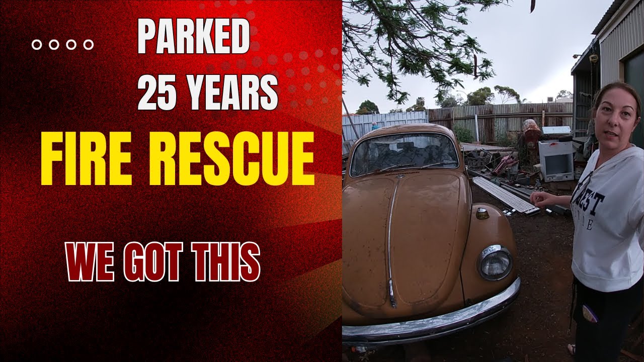 Parked 25 Years , House Caught on Fire VW Krew To The Rescue - YouTube