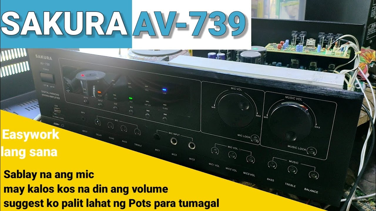 SAKURA AV-739 || AKALA KO EASY WORK LANG , DI INASAHAN NA MAY TROUBLE ...