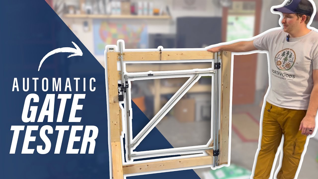 Automatic Gate Tester For 3D Printed Latch and Hinges - YouTube