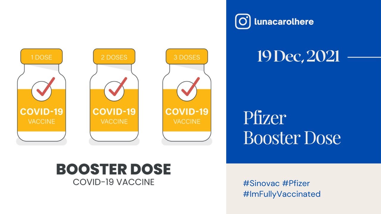 Pfizer Booster Dose | Covid 19 Vaccine - YouTube