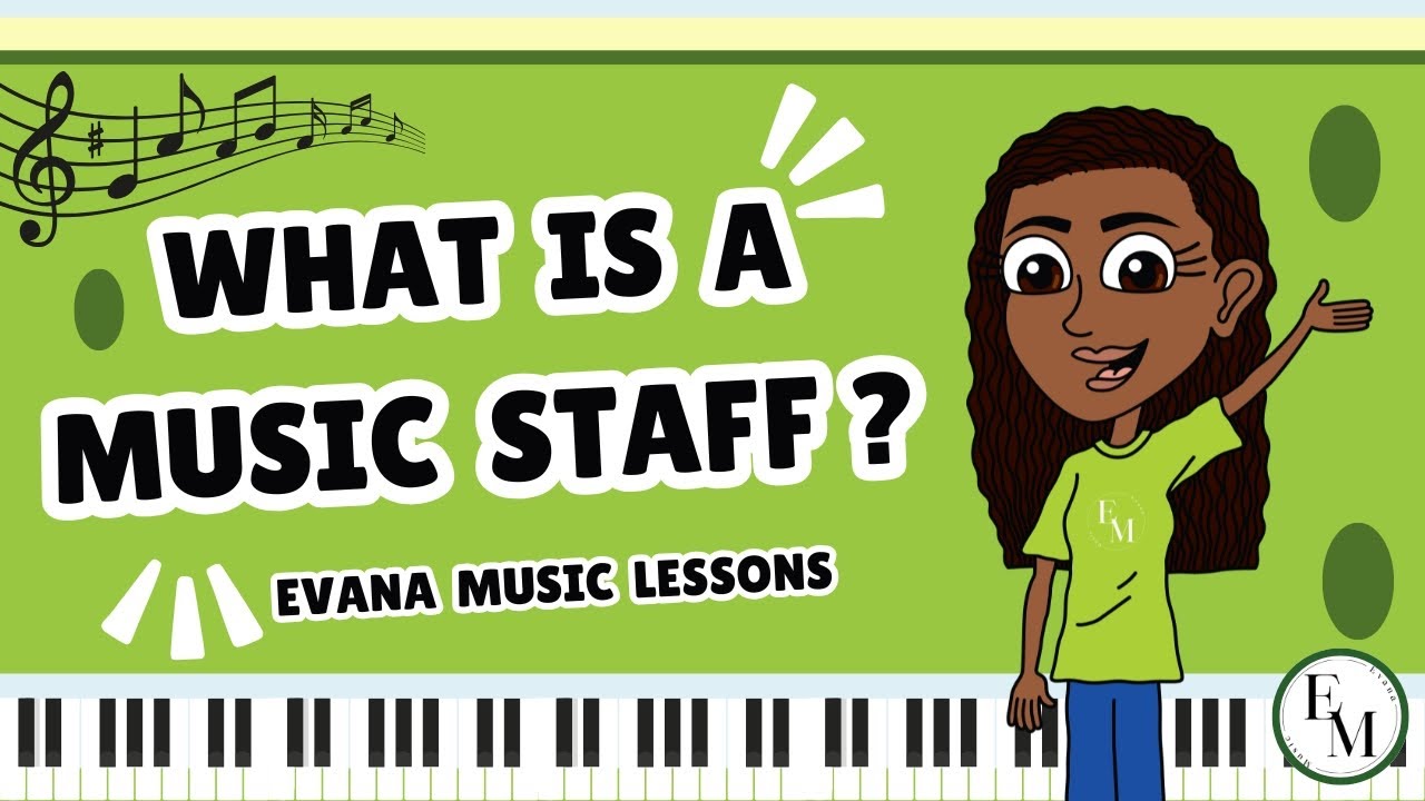 What Is A Music Staff? 🤔(Simple Music Lesson For Kids) Lesson Series ...
